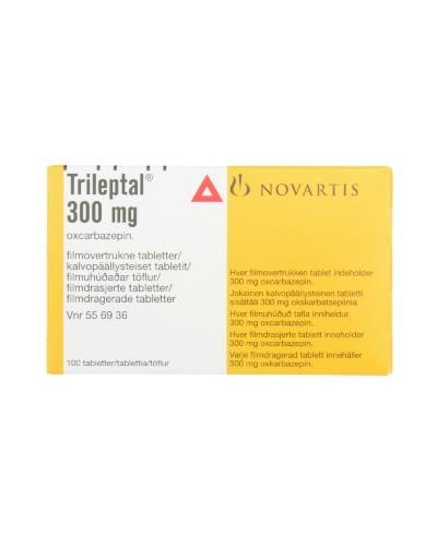 Trileptal Tablett, filmdrasjert 300 mg 100 stk - Apotek 1