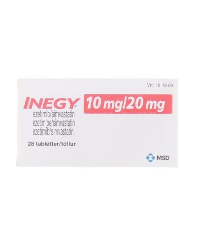 Inegy Tablett 10 mg/20 mg 28 stk - Apotek 1