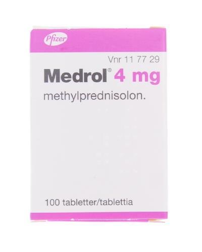 Medrol 4 mg tabletter 100 stk - Apotek 1