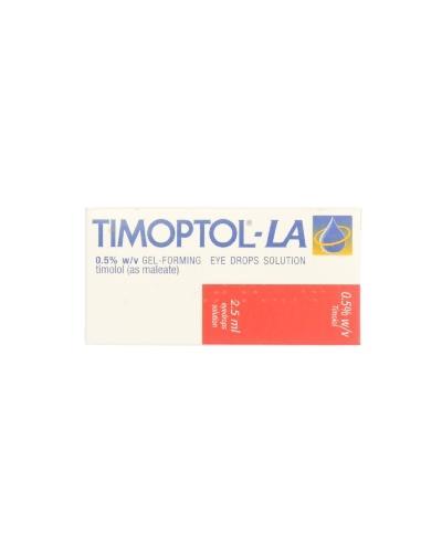 Timoptol LA 0,5% gelform øyedråper 2,5 ml - Apotek 1