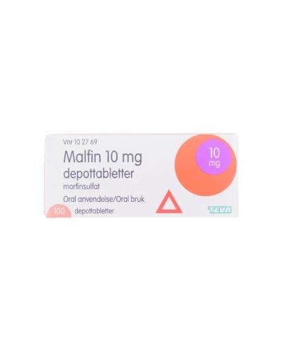 Malfin Depottablett 10 mg 100 stk - Apotek 1