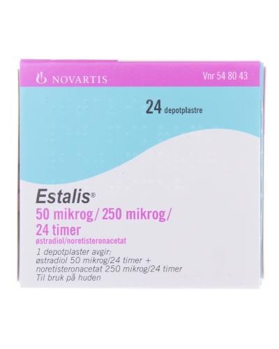 Estalis 50+250 mcg/24 timer depotplaster 24 stk - Apotek 1