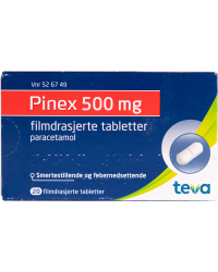 Pinex 500 mg granulat doseposer fra 8 år 10 stk - Apotek 1