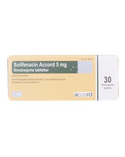 Solifenacin Accord 5 mg tabletter 30 stk - Apotek 1