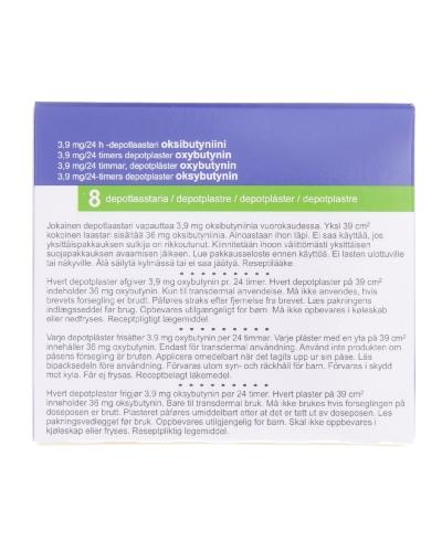 Kentera Depotplaster 3,9 mg/24 timer 8x1stk - Apotek 1