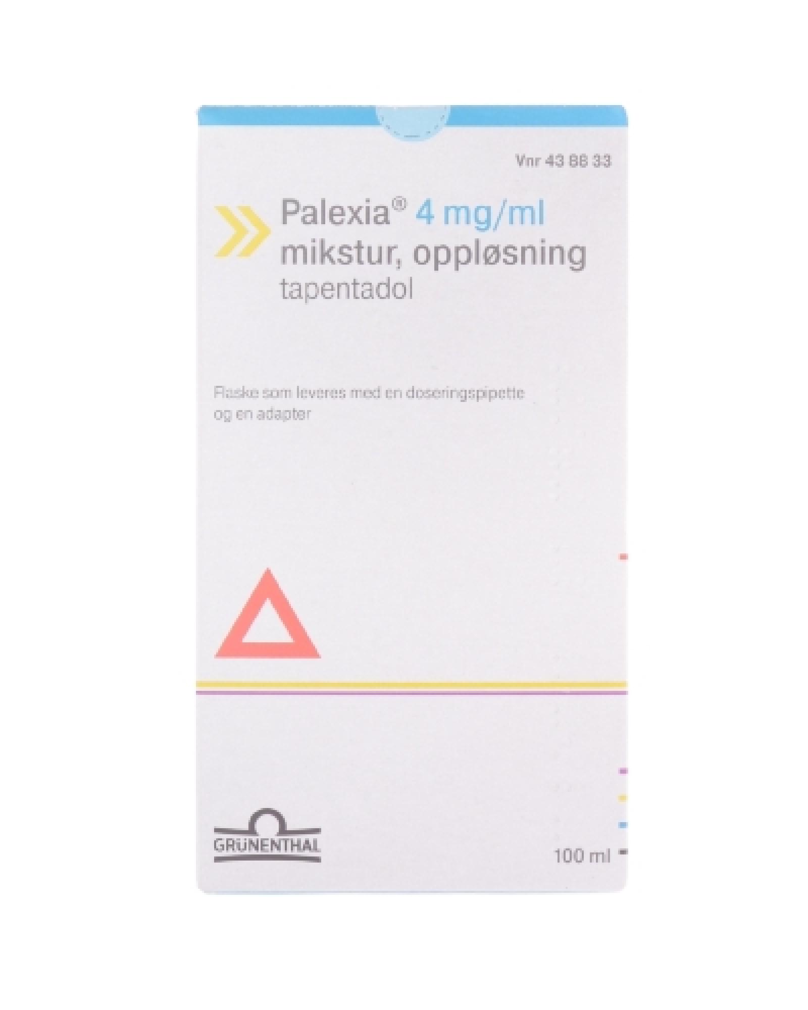 Palexia 4 mg/ml mikstur, oppløsning 100 ml - Apotek 1