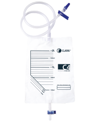 Curas C4 steril urinpose 2 L med 100 cm slange 10stk - Apotek 1