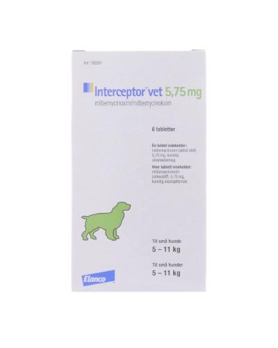 Interceptor vet tab 5,75mg - Apotek 1