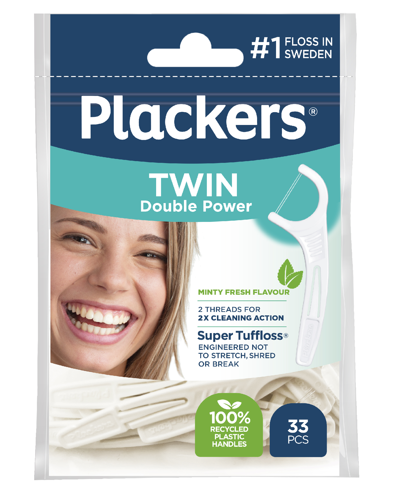 Plackers Twin tanntrådbøyler 33 stk - Apotek 1