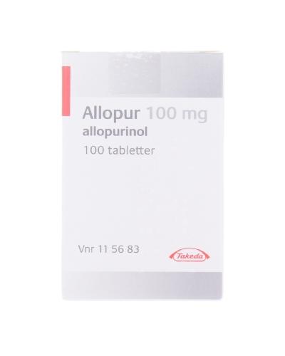 Allopur Tablett 100 mg 100 stk - Apotek 1