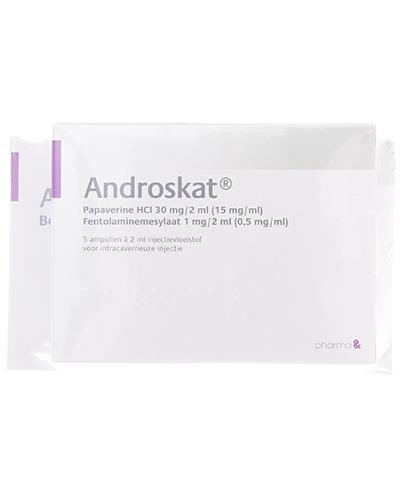 Androskat 15+0,5mg/ml injeksjon 5x2 mlamp - Apotek 1