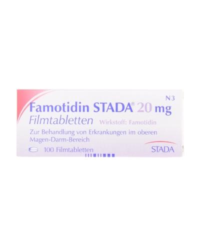 Famotidin stada 20mg tabletter u/laktose 100 enpac - Apotek 1