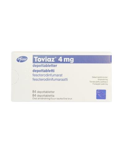 Toviaz Depottablett 4 mg 1x84 stk - Apotek 1