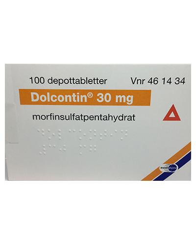 Dolcontin Depottablett 30 mg 100 stk - Apotek 1
