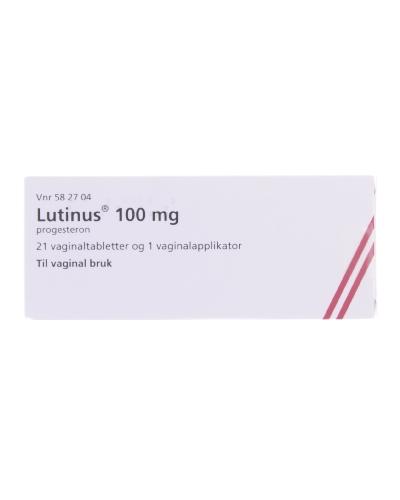 Lutinus Vaginaltablett 100 mg 21stk - Apotek 1