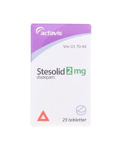 Stesolid Tablett 2 mg 25 stk - Apotek 1
