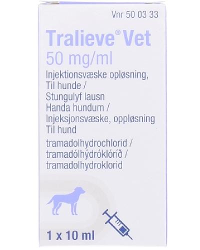 Tralieve vet 50 mg/ml injeksjonsvæske, oppløsning hetteglass 10 ml ...