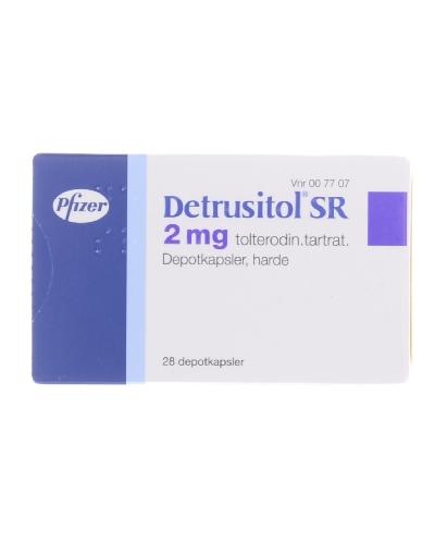 Detrusitol SR Depotkapsel, hard 2 mg 28 stk - Apotek 1