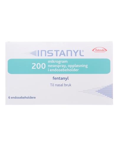 Instanyl Nesespray, oppløsning 200 mikrog/dose 6x1dose - Apotek 1