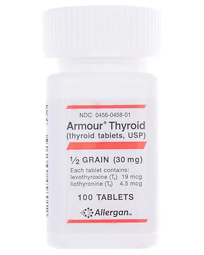 Armour Thyroid 30mg (1/2 grain) tabletter 100 stk - Apotek 1