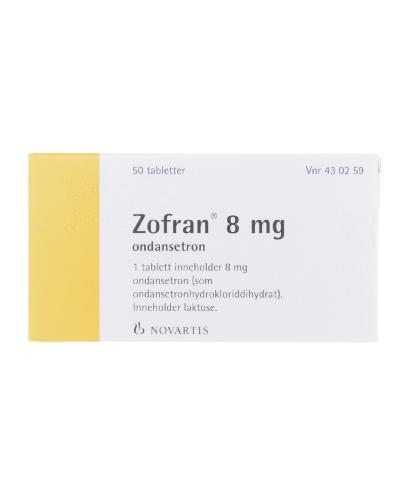 Zofran 8 mg tabletter 50stk - Apotek 1