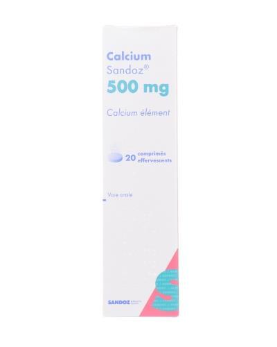 Calcium sandoz 500mg brusetabletter 20 stk - Apotek 1