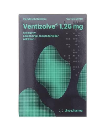 Ventizolve 1,26 mg/dose nesespray, oppløsning i endosebeholdere 2 doser ...