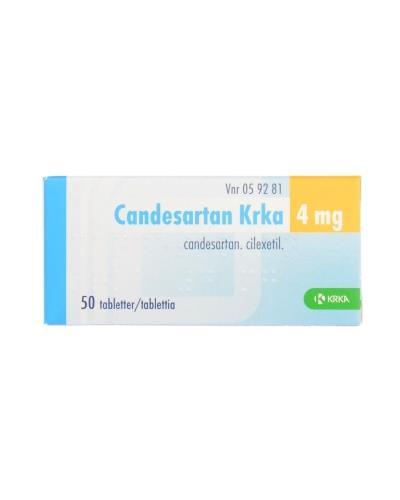 Candesartan Krka 4 mg tabletter 50 stk - Apotek 1