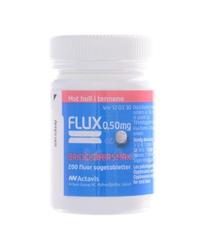 Flux 0,5mg sugetabletter bringebær 200 stk - Apotek 1