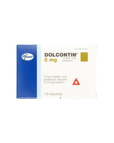 Dolcontin 5 mg depottabletter 100 stk - Apotek 1
