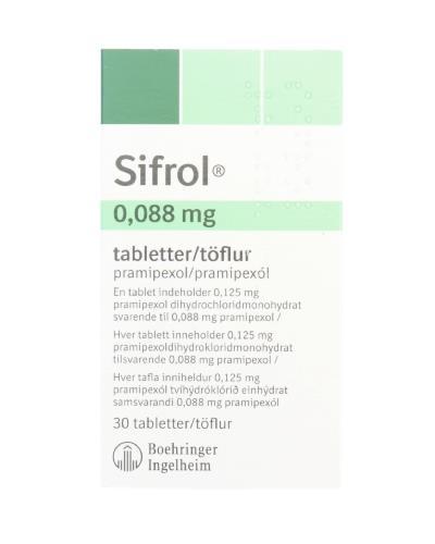 Sifrol Tablett 0,088 mg 30 stk - Apotek 1