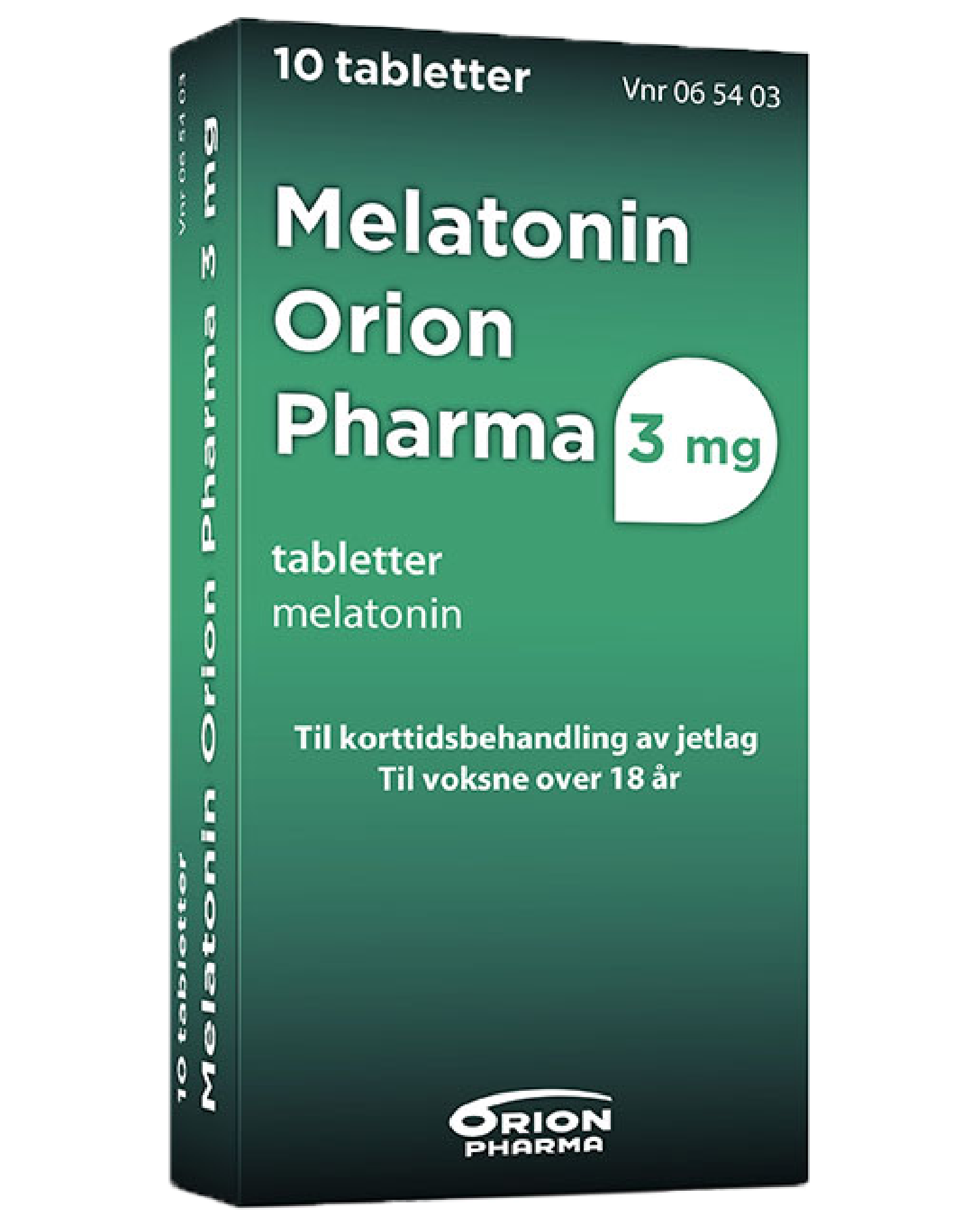 Melatonin Orion Pharma 3 mg tabletter 10 stk - Apotek 1
