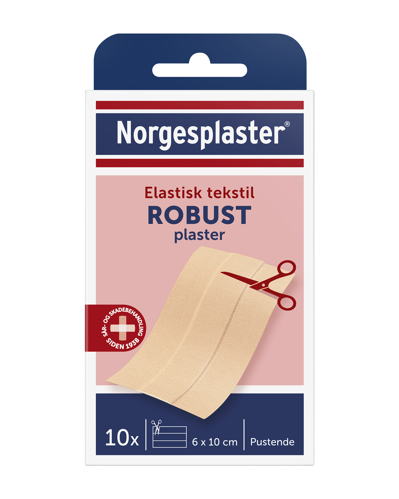 Norgesplaster Robust plaster 6 x 10 cm 10 stk - Apotek 1