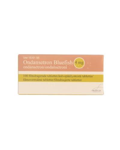 Ondansetron Bluefish Tablett, filmdrasjert 4 mg 100 stk - Apotek 1