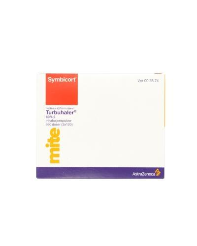 Symbicort Mite Turbuhaler 80 mikrog/dose+4,5 mikrog/dose ...