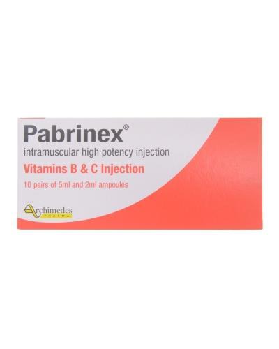 Pabrinex IM high potency injeksjon 10x(5+2 ml - Apotek 1