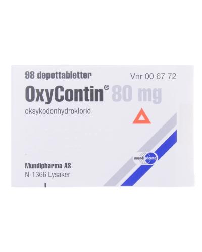 OxyContin Depottablett 80 mg 98 stk - Apotek 1