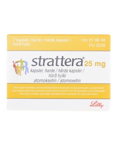 Strattera Kapsel, hard 25 mg 7stk - Apotek 1