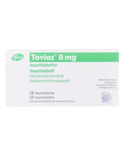 Toviaz Depottablett 8 mg 1x28 stk - Apotek 1