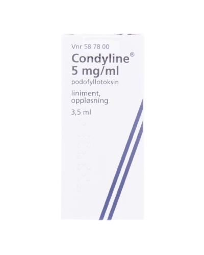 Condyline Liniment, oppløsning 5 mg/ml 1x3,5 ml - Apotek 1