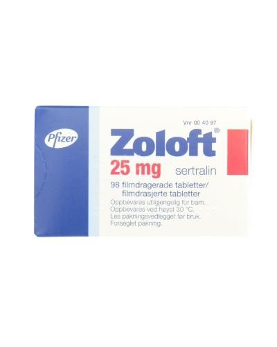 Zoloft Tablett, filmdrasjert 25 mg 98 stk - Apotek 1