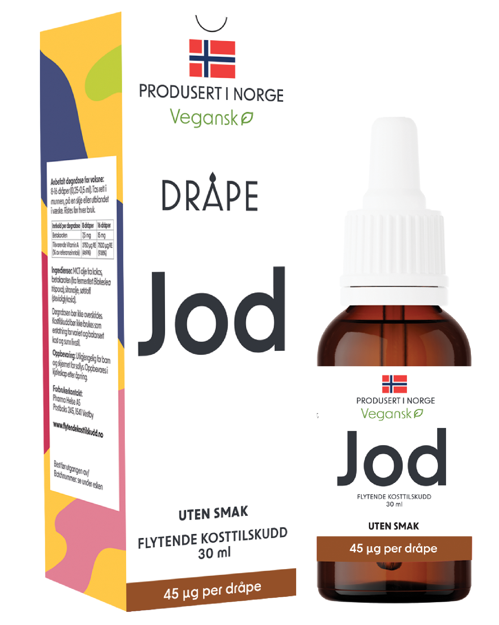 Dråpe Jod dråper uten smak 30 ml - Apotek 1