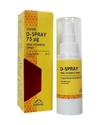 Nordaid D-Spray vitamin D 75mcg munnspray 30ml - Apotek 1