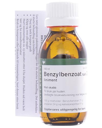 Benzylbenzoat NAF 25% liniment 100 ml - Apotek 1