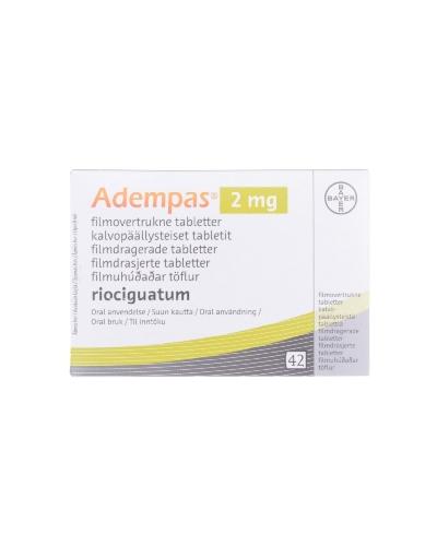 Adempas Tablett, filmdrasjert 2 mg 42 stk - Apotek 1