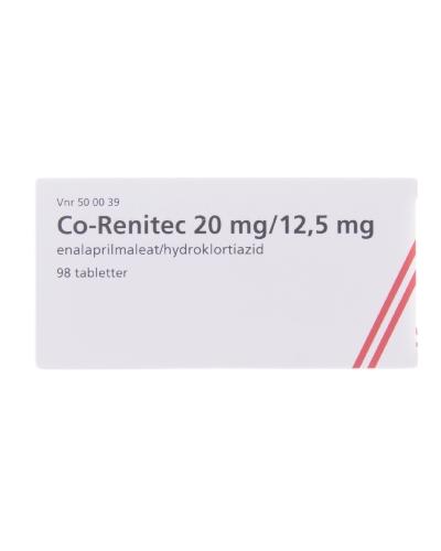 Co-Renitec Orifarm 20 mg/12,5 mg tabletter 98 stk - Apotek 1