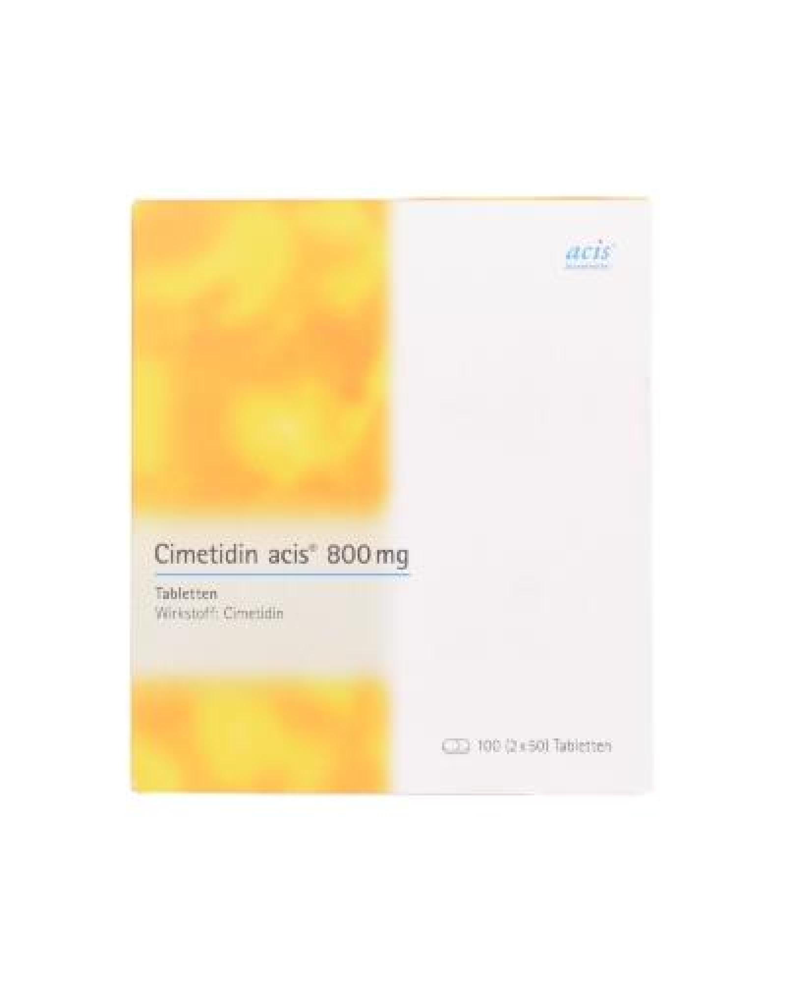 Cimetidin acis 800mg tabletter 100 stk - Apotek 1