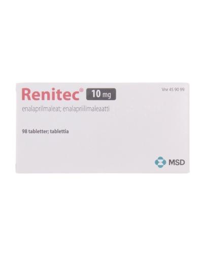 Renitec Tablett 10 mg 98 stk - Apotek 1