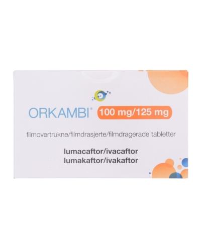 Orkambi 100 mg/125 mg filmdrasjerte tabletter 112 stk - Apotek 1