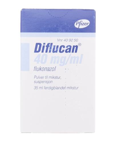 Diflucan Pulver til mikstur, suspensjon 40 mg/ml 35 ml - Apotek 1
